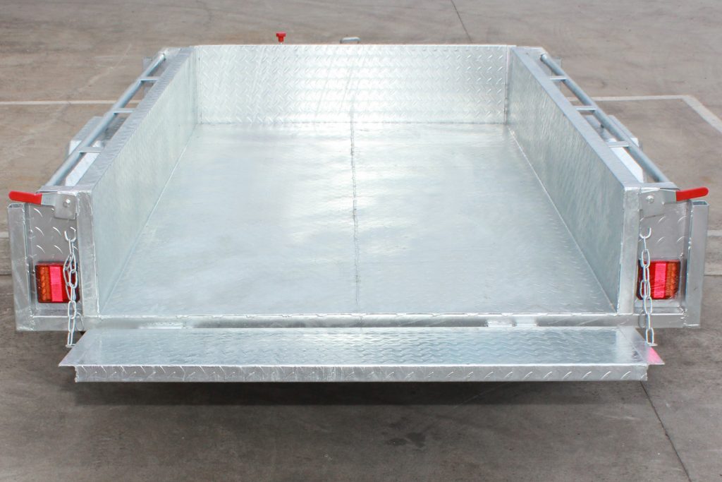 7x4 Galvanised Single Box No Cage Trailer - Trailers Star