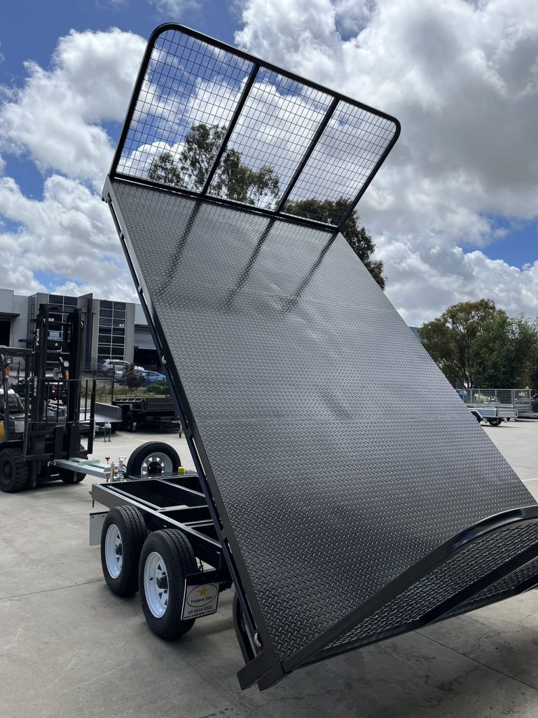 12x8 Tandem Axle Heavy Duty Tipper Flat Top With Removable Head ...