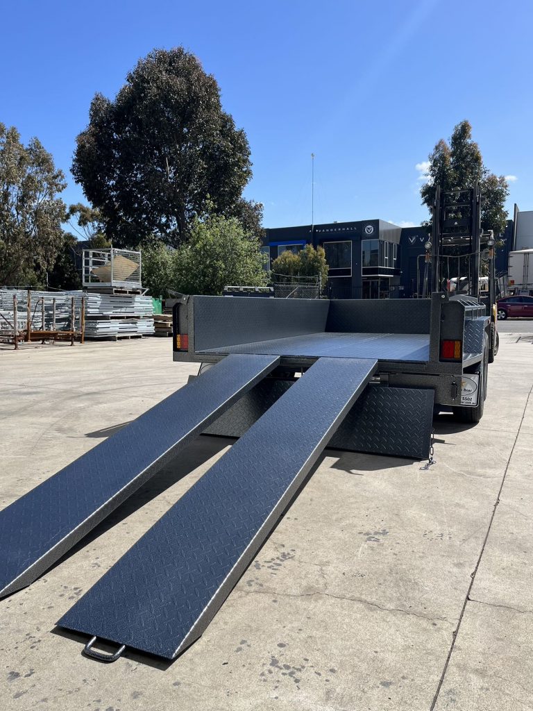 8x5 Powder Coated Deluxe Heavy Duty Tandem Box Trailer - Trailers Star