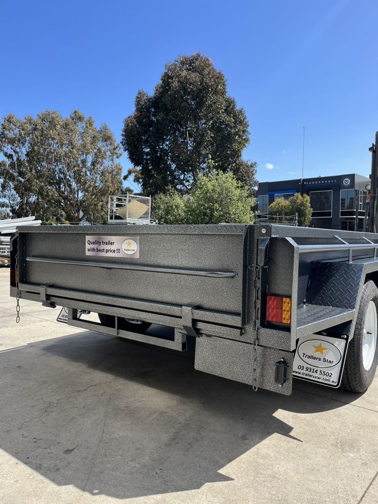 8x5 Powder Coated Deluxe Heavy Duty Tandem Box Trailer - Trailers Star