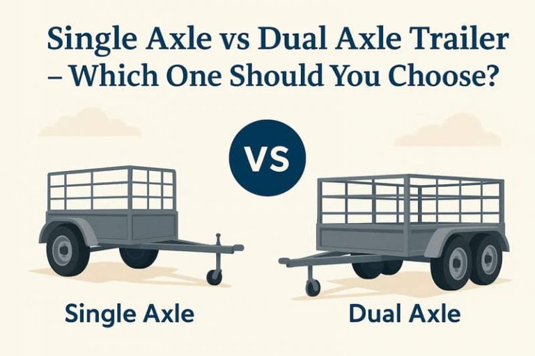 Single Axle vs Dual Axle Trailers – Which One Should You Choose ...